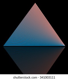 Abstract Radial Lines Moire Effect Pattern: vector de stock (libre de ...