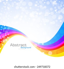 Abstract Rainbow Background Vector Illustration Clipart Stock Vector ...