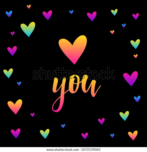 Abstract Rainbow Card Background Modern Pattern Stock Vector (Royalty ...