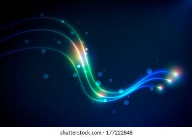 Abstract Rainbow Lines Background Stock Vector (Royalty Free) 177222848 ...