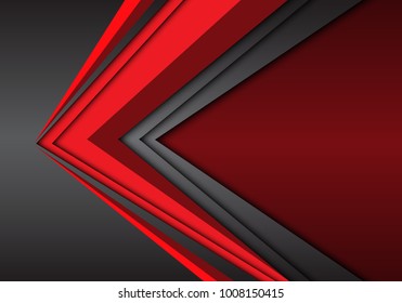 Abstract Red Arrow Speed 3d On Stock Vector (Royalty Free) 1008150415 ...