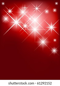 Abstract Red Background Stars Stock Vector (Royalty Free) 61292152