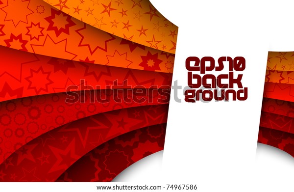 Abstract Red Background Stars Stock Vector (Royalty Free) 74967586 ...
