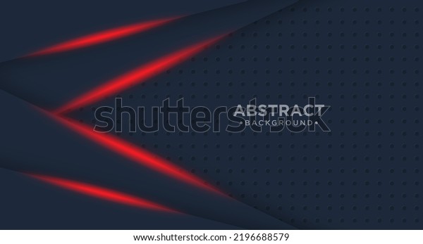 Abstract Red Black Frame Layout Modern Stock Vector (Royalty Free ...