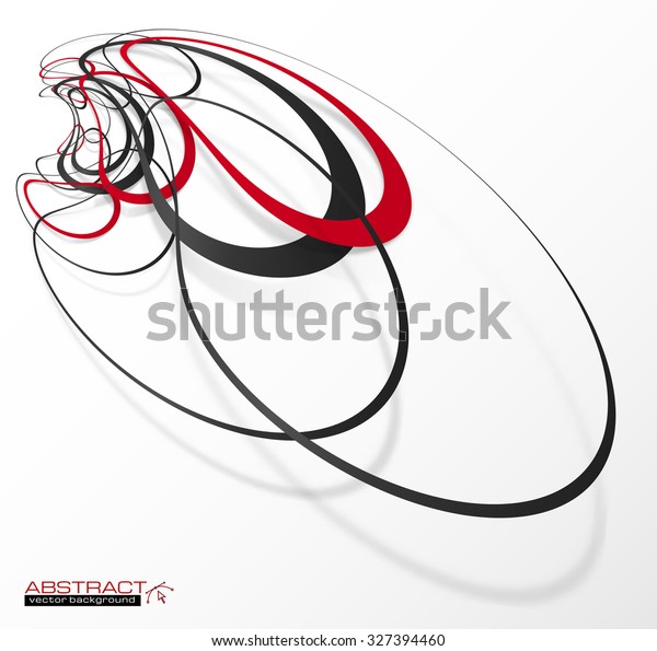 Abstract Red Black Lines Shadows Vector Stock Vector (Royalty Free ...