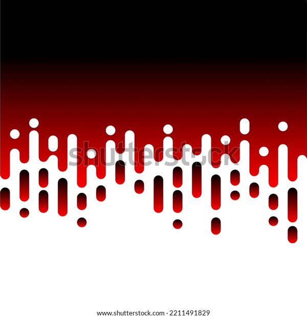 Abstract Red Blood Rounded Lines Halftone Stock Vector (Royalty Free ...