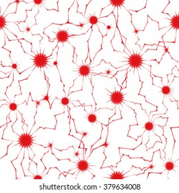 Abstract Red Blood Vector Seamless Pattern Stock Vector (Royalty Free ...