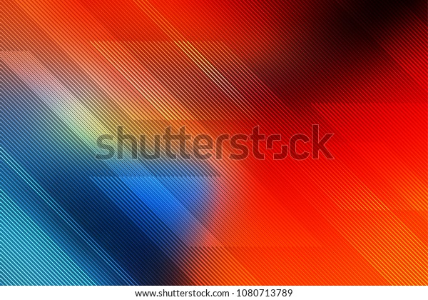 Abstract Red Blue Background Lines Illustration Stock Vector (Royalty ...