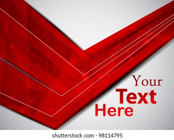 Modern Abstract Red White Background Vector Stock Vector (Royalty Free ...