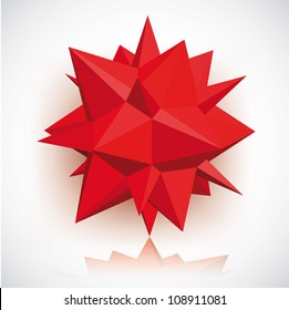 Abstract Red Figure Eps10 Image Contain Stock Vector (Royalty Free ...
