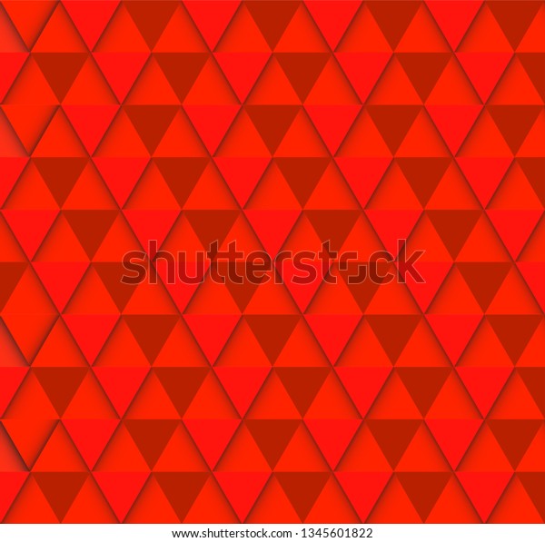Abstract Red Geometric Background Triangles Vector Stock Vector ...