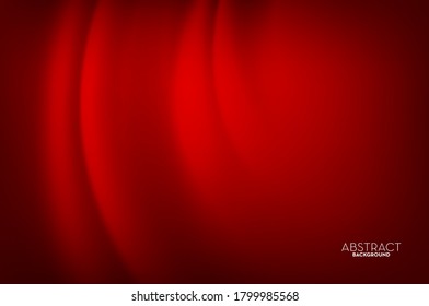 Abstract Red Gradient Silk Fabric Background Stock Vector (Royalty Free ...