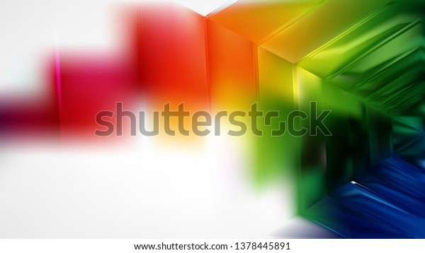 Abstract Red Green Blue Background Vector Stock Vector (Royalty Free ...