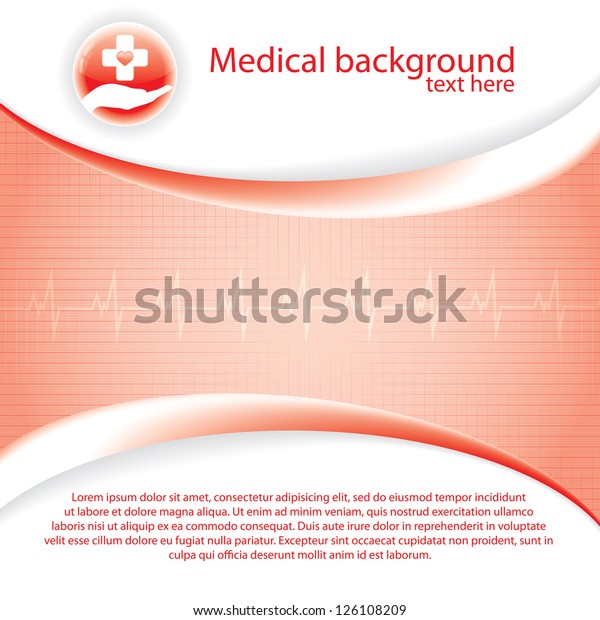 Abstract Red Grid Medical Background Stock Vector (Royalty Free ...