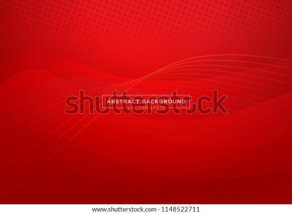 Abstract Red Landing Page Website Banner Stock Vector (Royalty Free ...