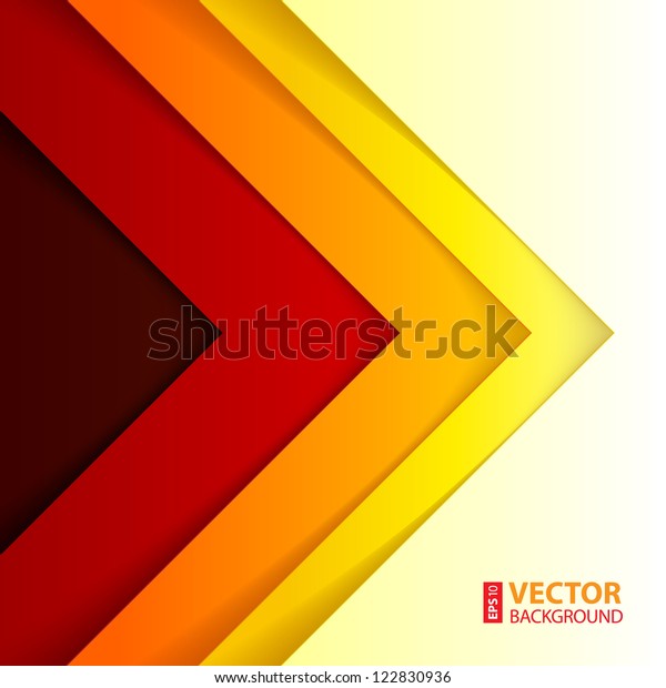 Abstract Red Orange Yellow Triangle Shapes: เวกเตอร์สต็อก (ปลอดค่า ...