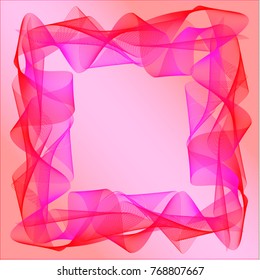Abstract Red Pink Wave Stock Vector (Royalty Free) 768807667 | Shutterstock