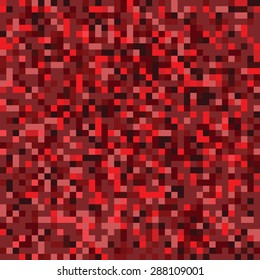 Abstract Red Pixel Art Vector Background Stock Vector (Royalty Free ...