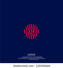Abstract Red Q Logo Letter Circle Stock Vector (Royalty Free ...