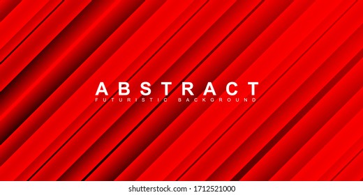 Abstract Red Stripe Background Smooth Line Stock Vector (Royalty Free ...