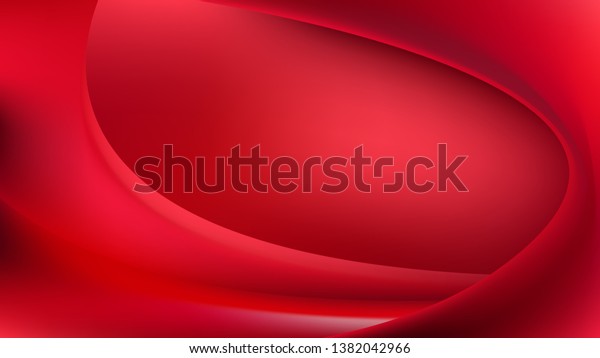 Abstract Red Wavy Background Illustrator Stock Vector (Royalty Free ...