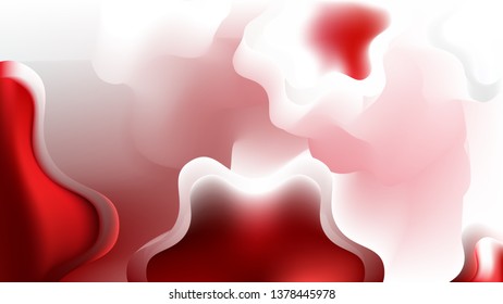 Abstract Red White Graphic Background Stock Vector (Royalty Free ...