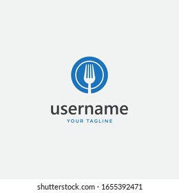 Abstract Restaurant Logo Design Template Stock Vector (Royalty Free ...