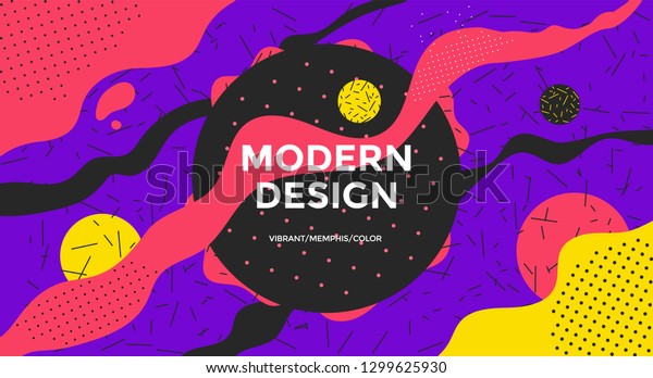 Abstract Retro Art Background Design Liquid Stock Vector (Royalty Free ...