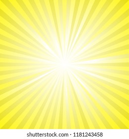 Yellow Burst Background Vector Illustration Stock Vector (Royalty Free ...