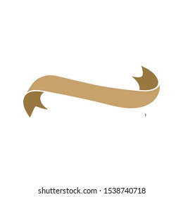 Abstract Ribbon Banner Vector Logo Stock Vector (Royalty Free ...