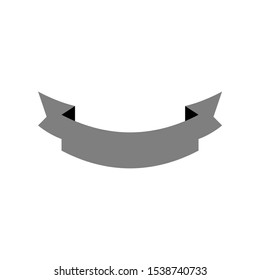 Abstract Ribbon Banner Vector Logo Stock Vector (Royalty Free ...