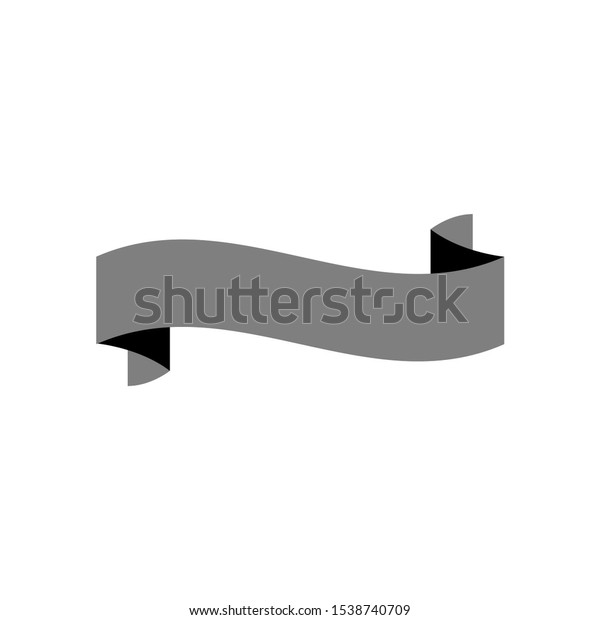 Abstract Ribbon Banner Vector Logo Stock Vector (Royalty Free ...