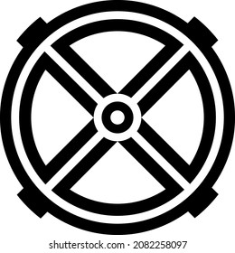 Abstract Round Symbol Vector Illustration Stock Vector (Royalty Free ...