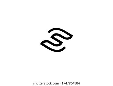Abstract S Alphabet Logo Vector Stock Vector (Royalty Free) 1747964384 ...