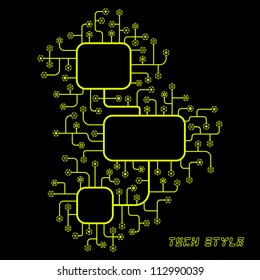 Abstract Scheme Vector Illustration Stock Vector (Royalty Free ...