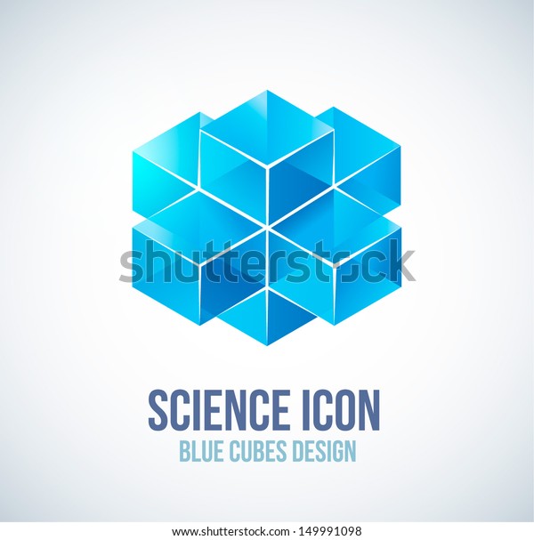 Abstract Science Icon Impossible Figure Vector Stock Vector (Royalty ...