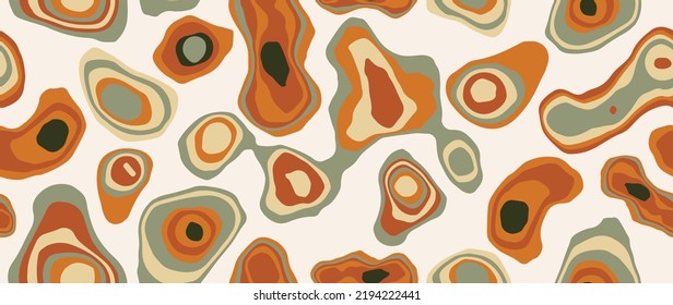 Abstract Seamless Background Vector Earth Tone Stock Vector (Royalty ...