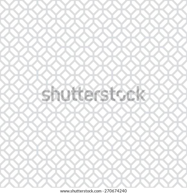 Abstract Seamless Decorative Geometric Light Gray Stock Vector (Royalty ...