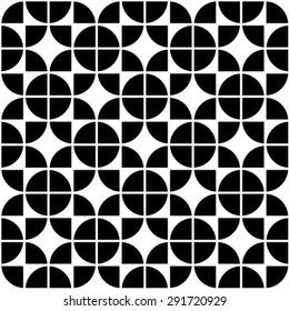 Abstract Geometric Pattern Staggered Lines Segmented Stock Vector ...