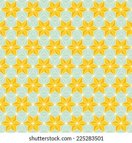 Abstract Retro Geometric Seamless Pattern Triangles Stock Vector ...