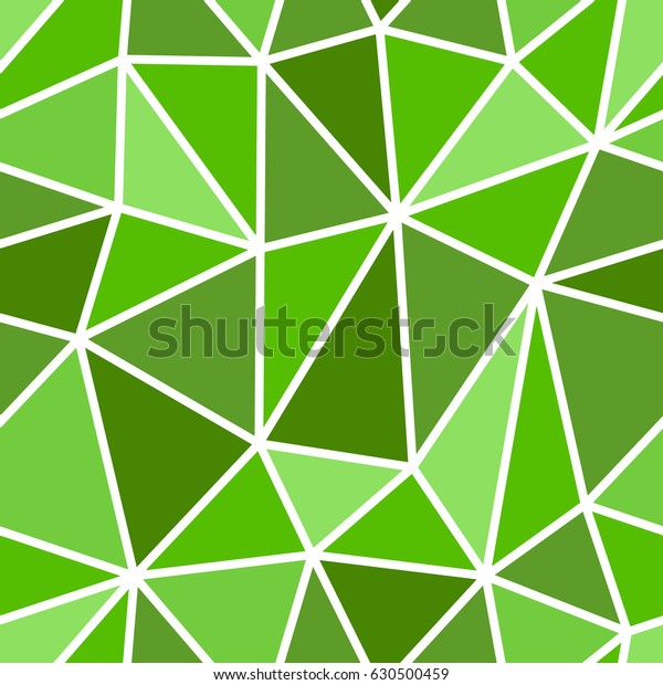 Abstract Seamless Light Dark Green Triangles Stock Vector (Royalty Free ...