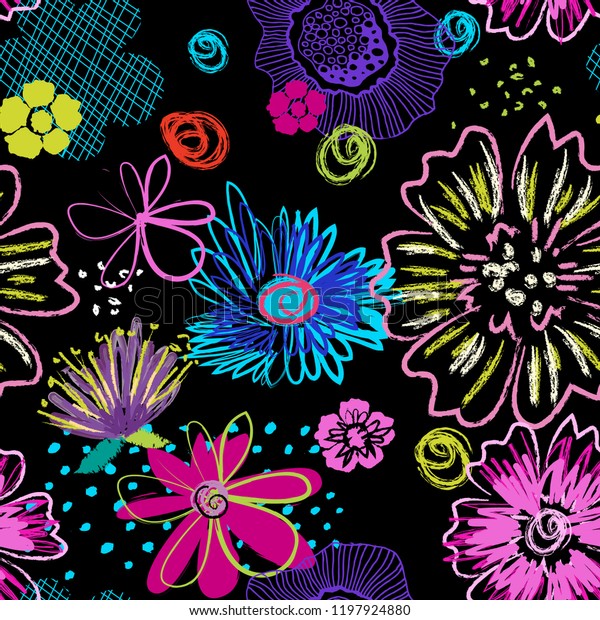 Vector de stock (libre de regalías) sobre Abstract Seamless Pattern ...