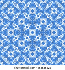 Abstract Seamless Pattern Royal Blue Color Stock Vector (Royalty Free ...