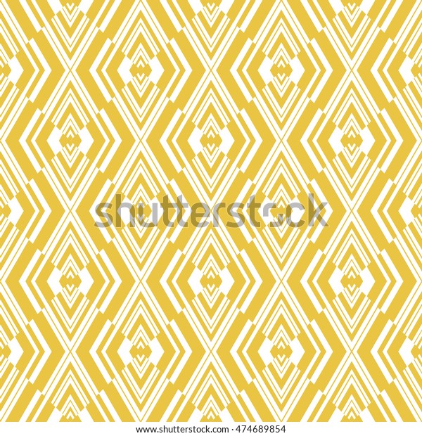Abstract Seamless Pattern Yellow Color Wallpapers Stock Vector (Royalty ...