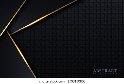 Abstract Shape Dark Golden Color Luxury Stock Vector (Royalty Free ...