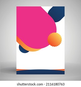 Abstract Shape Transparent Background Flyer Background Stock Vector ...