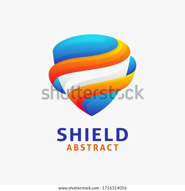 Abstract Shield Logo Design Inspiration Stock Vector (Royalty Free ...