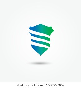 Abstract Shield Logo Modern Shield Logo Stock Vector (Royalty Free ...