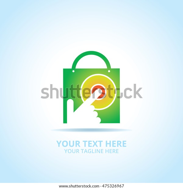 Abstract Shop Logo Design Concept Emblem Stock Vector (Royalty Free ...