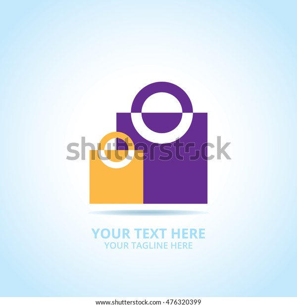 Abstract Shop Logo Design Concept Emblem Stock Vector (Royalty Free ...